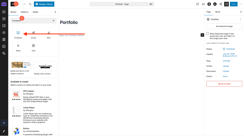 WP Portfolio Block Guide - WP Portfolio